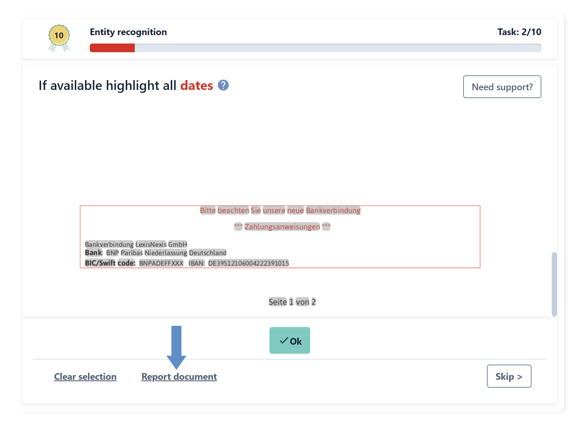 CIB crowdsource: Report a document